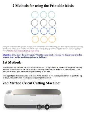 Print & Cut Label Tutorial in Cricut Design Space - Crafting a Family ...