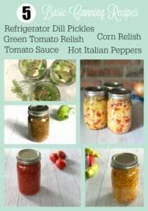 5 Simple Garden Canning Recipes - Crafting a Family Dinner