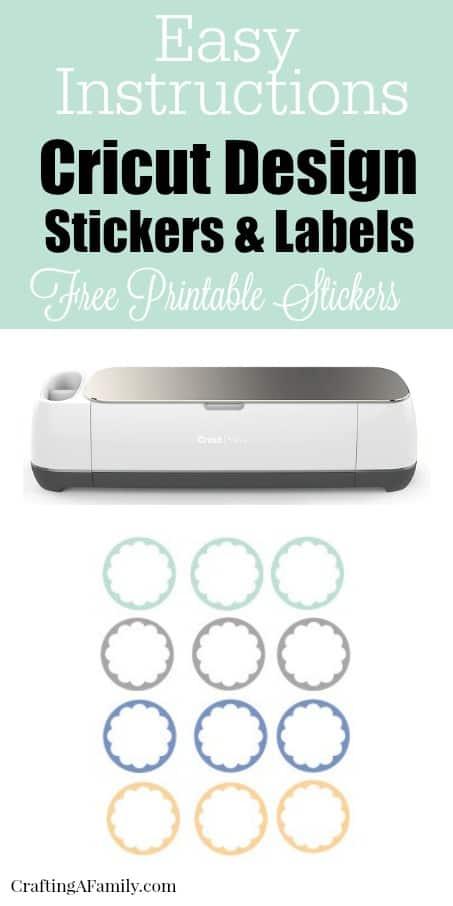Print Cut Label Tutorial In Cricut Design Space Crafting A Family 