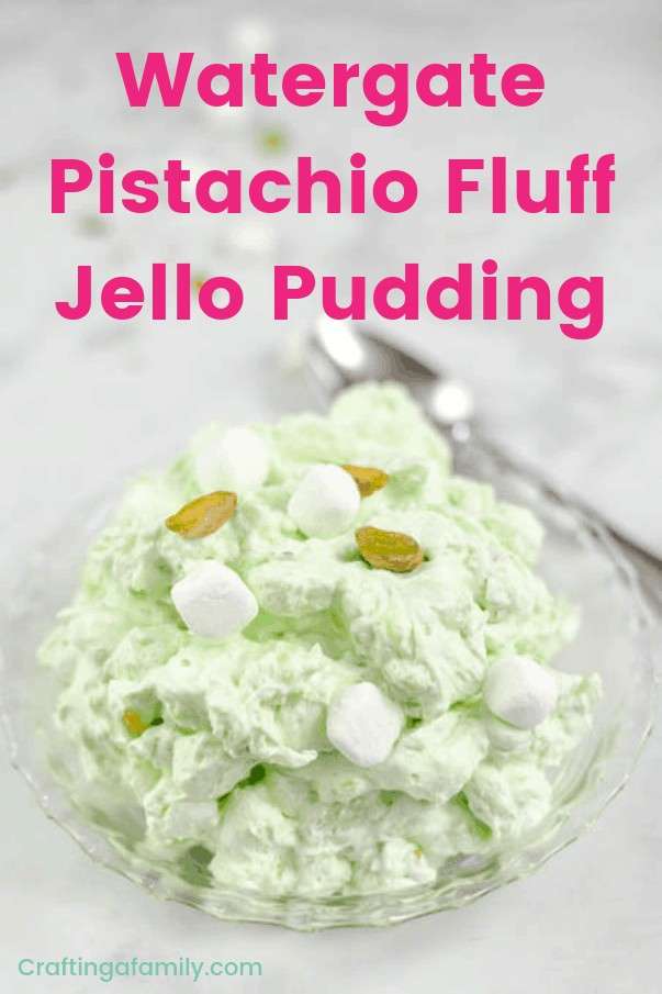 Watergate Salad Pineapple Pistachio Dessert - Crafting a Family Dinner