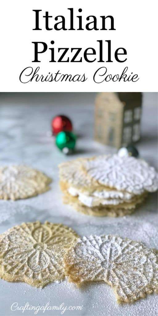 Classic Italian Pizzelle Cookies Traditional Waffle Cookie - Crafting a ...