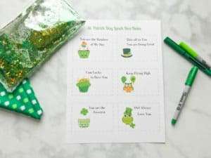 St. Patrick's Day Lunch Box Notes - Crafting a Family Dinner