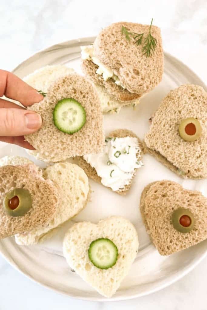 3 Easy Mini Tea Sandwiches Simple recipes Cute Party Idea