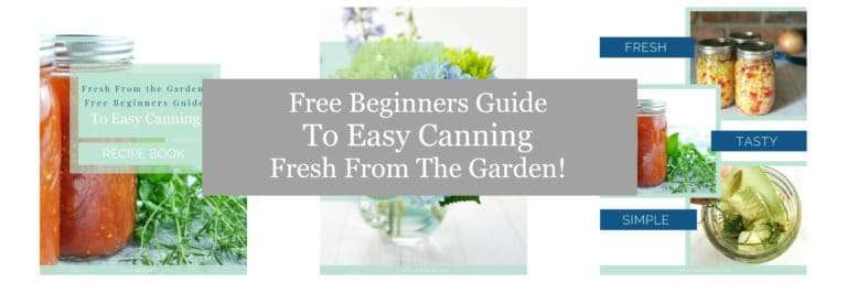 Free Beginners Guide to Easy Canning ~ Fresh From the Garden E-Book ...