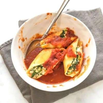 Easy Vegetarian Stuffed Shells All the flavor plant based eating