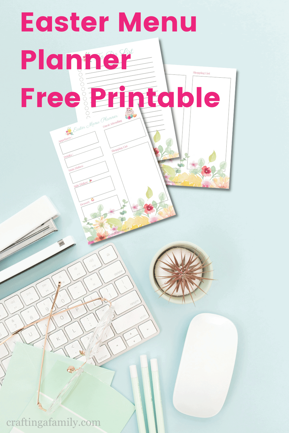 The Complete Easter Menu Planner Free Printable - Crafting a Family Dinner