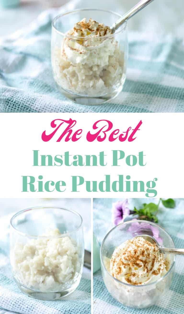 How to Make Easy Creamy Instant Pot Rice Pudding - Crafting a Family Dinner