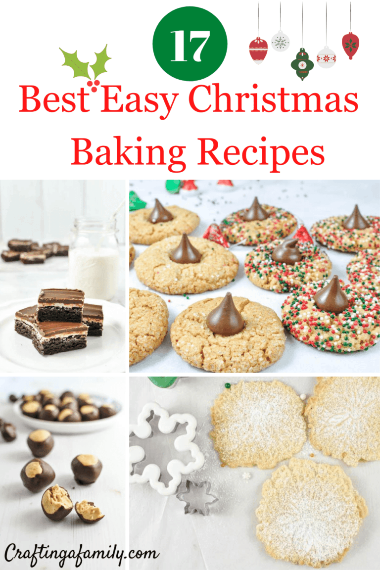 17 Best Easy Christmas Holiday Baking Recipes - Crafting a Family Dinner