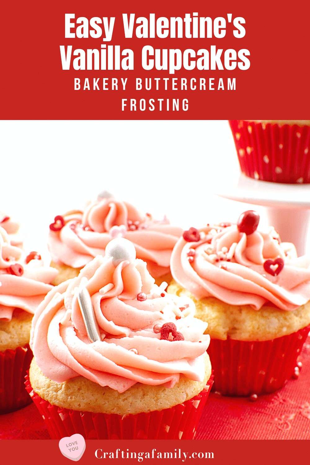 Easy Vanilla Cupcakes with Creamy Buttercream Frosting - Box Cake Mix
