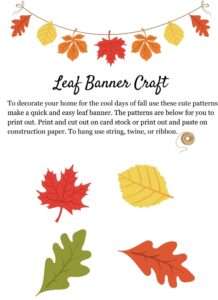 CELEBRATING FALL ACTIVITY BUNDLE FOR KIDS AND FAMILY - Crafting a ...
