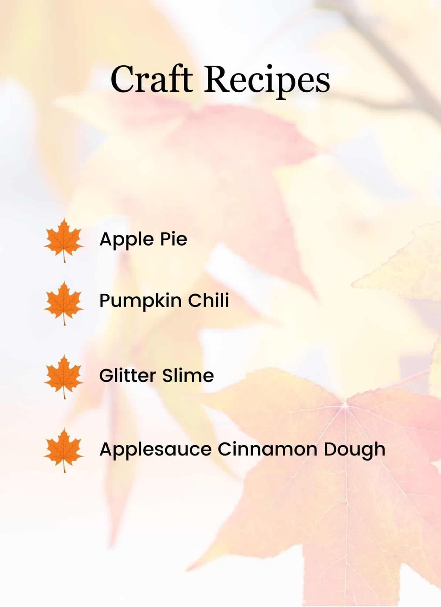 CELEBRATING FALL ACTIVITY BUNDLE FOR KIDS AND FAMILY - Crafting a ...