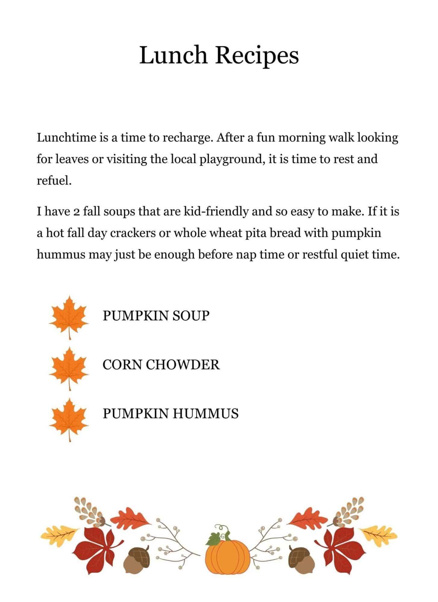 CELEBRATING FALL ACTIVITY BUNDLE FOR KIDS AND FAMILY - Crafting a ...