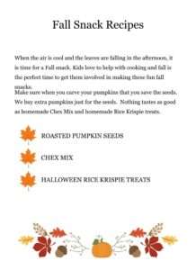 CELEBRATING FALL ACTIVITY BUNDLE FOR KIDS AND FAMILY - Crafting a ...