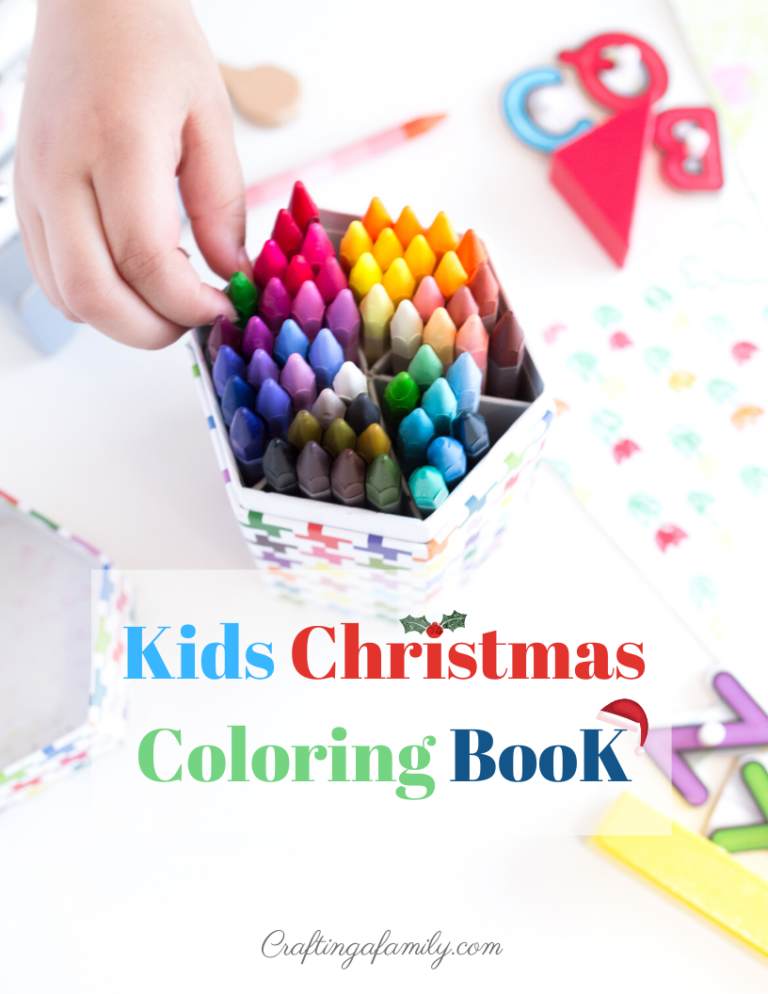 Christmas Coloring Book Kids Free Printable - Crafting a Family Dinner