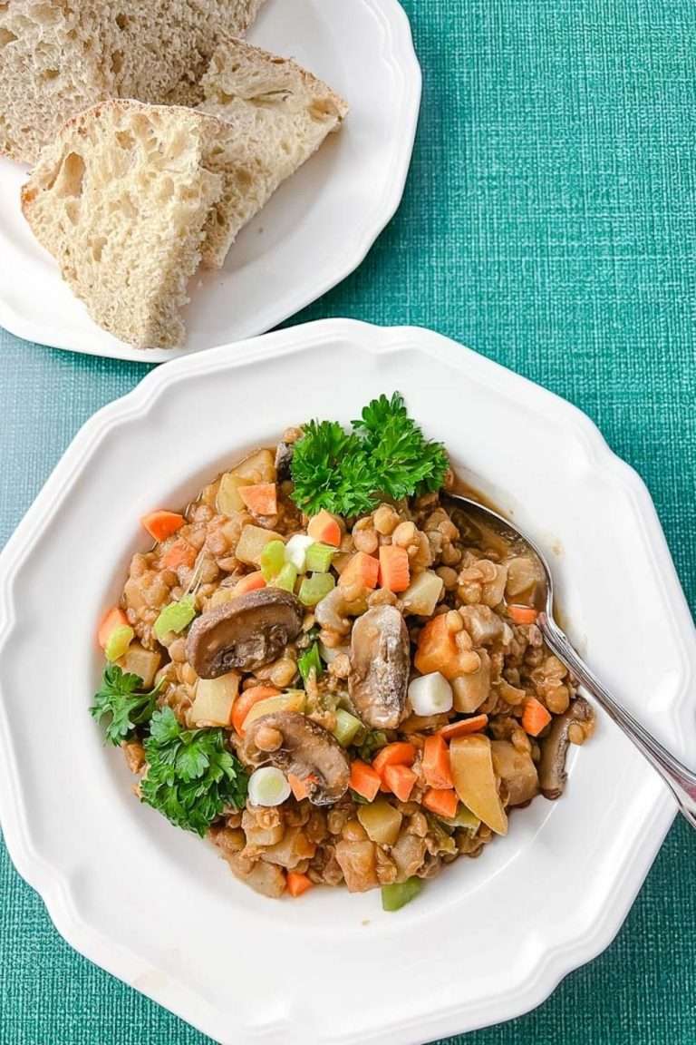 Vegan Lentil Irish Stew - Crafting a Family Dinner