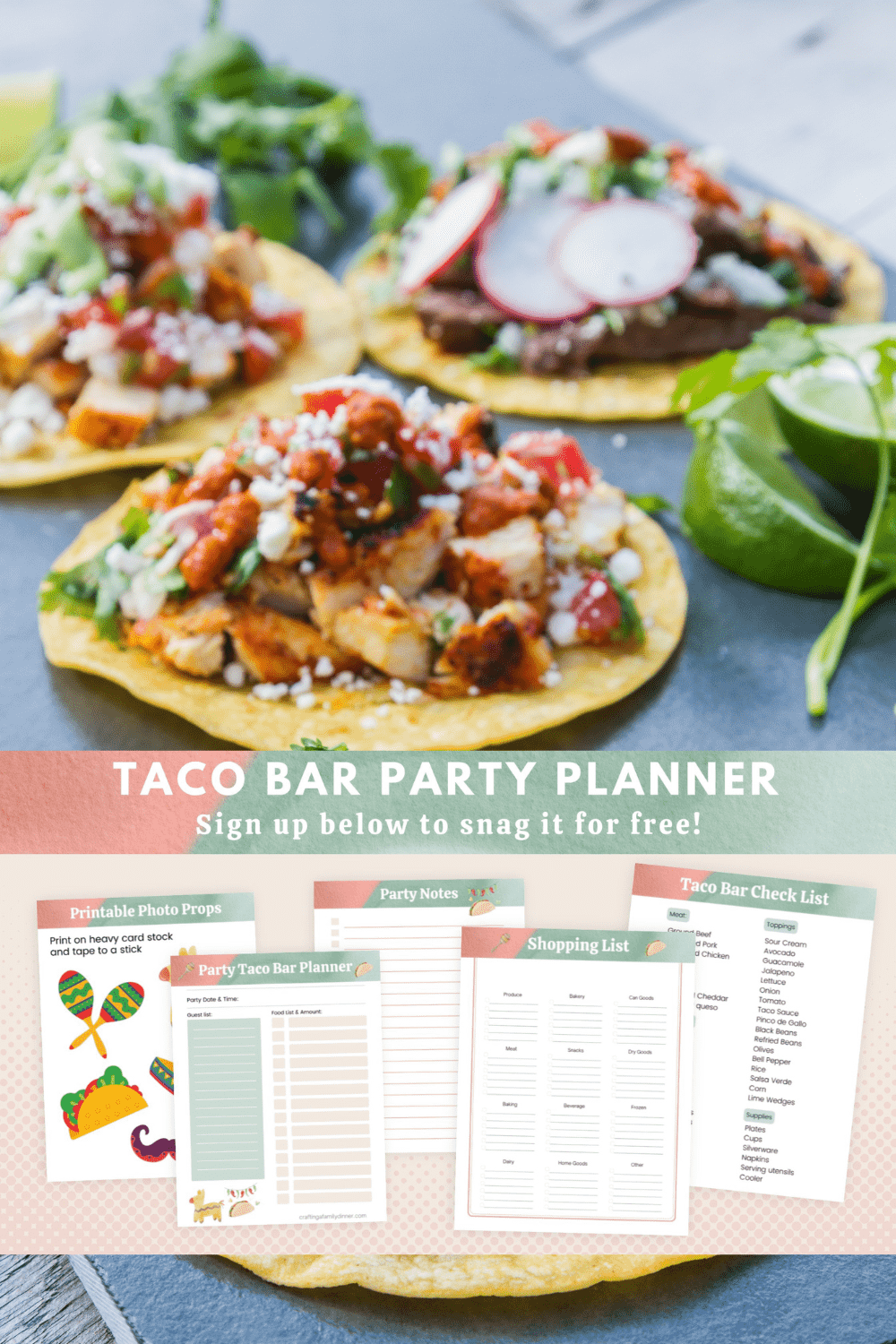 How To Plan A Taco Bar Party Crafting A Family Dinner How To Plan A Taco Bar Party Crafting A Family Dinner