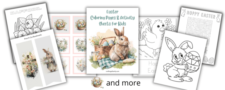 Easter Coloring Pages and Activity Sheets for Kids - Craftingafamily.com