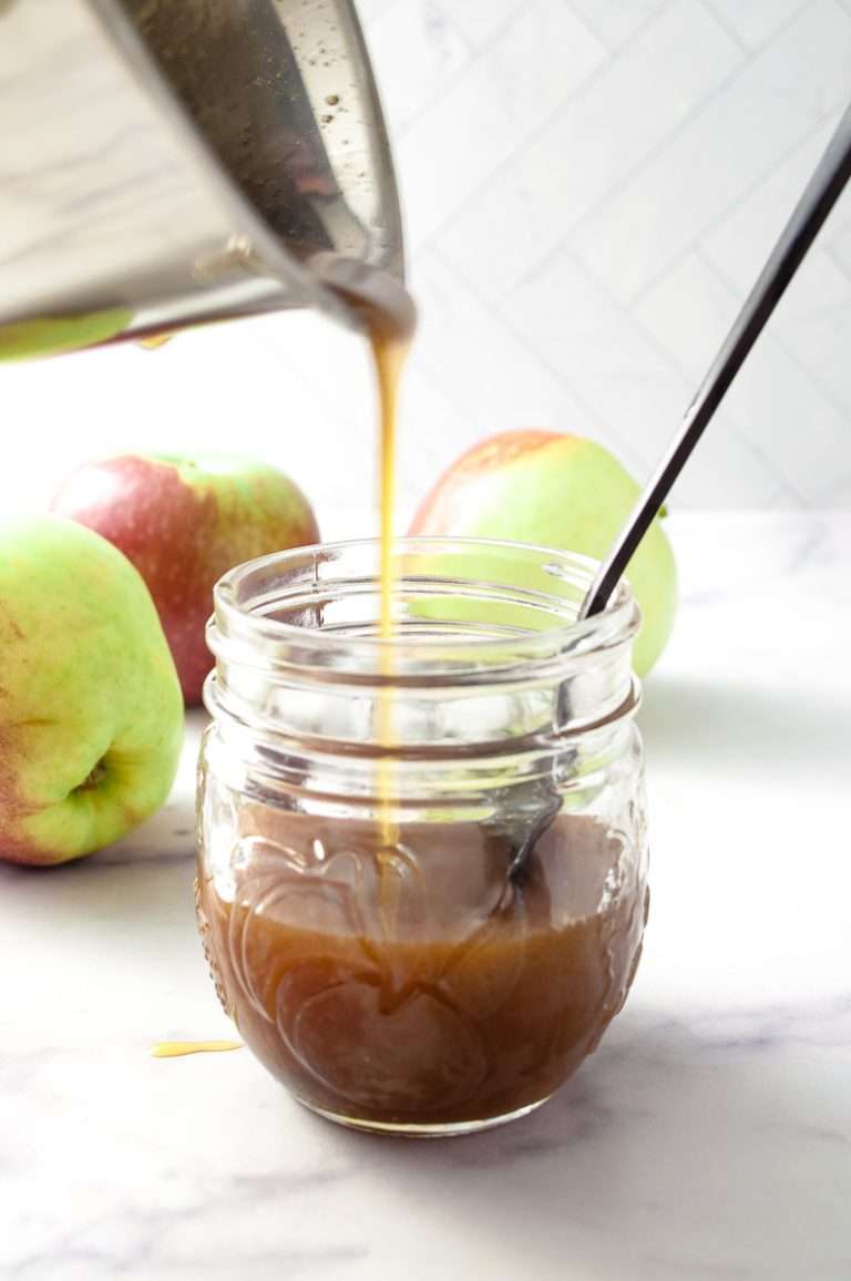 Easy Maple Syrup Caramel Sauce Homemade Recipe - Crafting a Family Dinner
