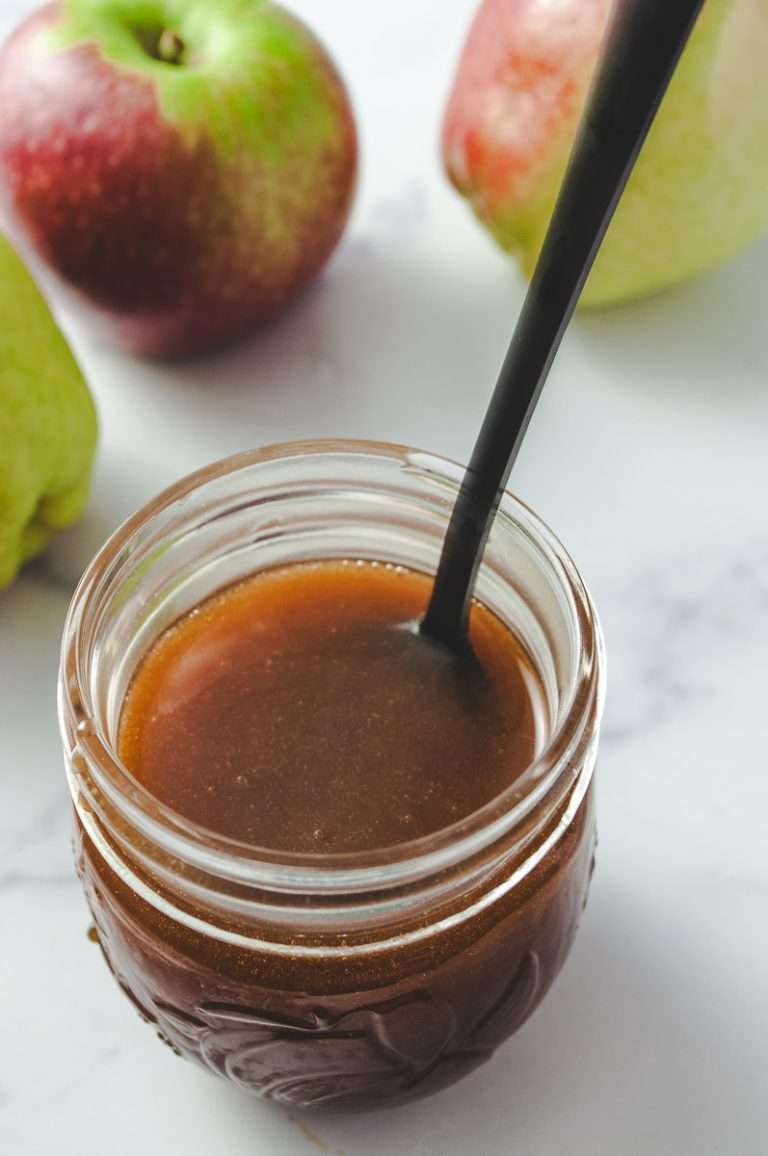 Easy Maple Syrup Caramel Sauce Homemade Recipe - Crafting a Family Dinner