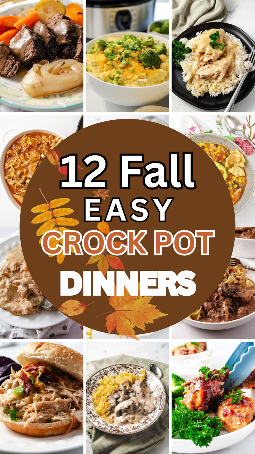 12 Best Cozy Fall CrockPot & Slow Cooker Recipes - Crafting a Family Dinner